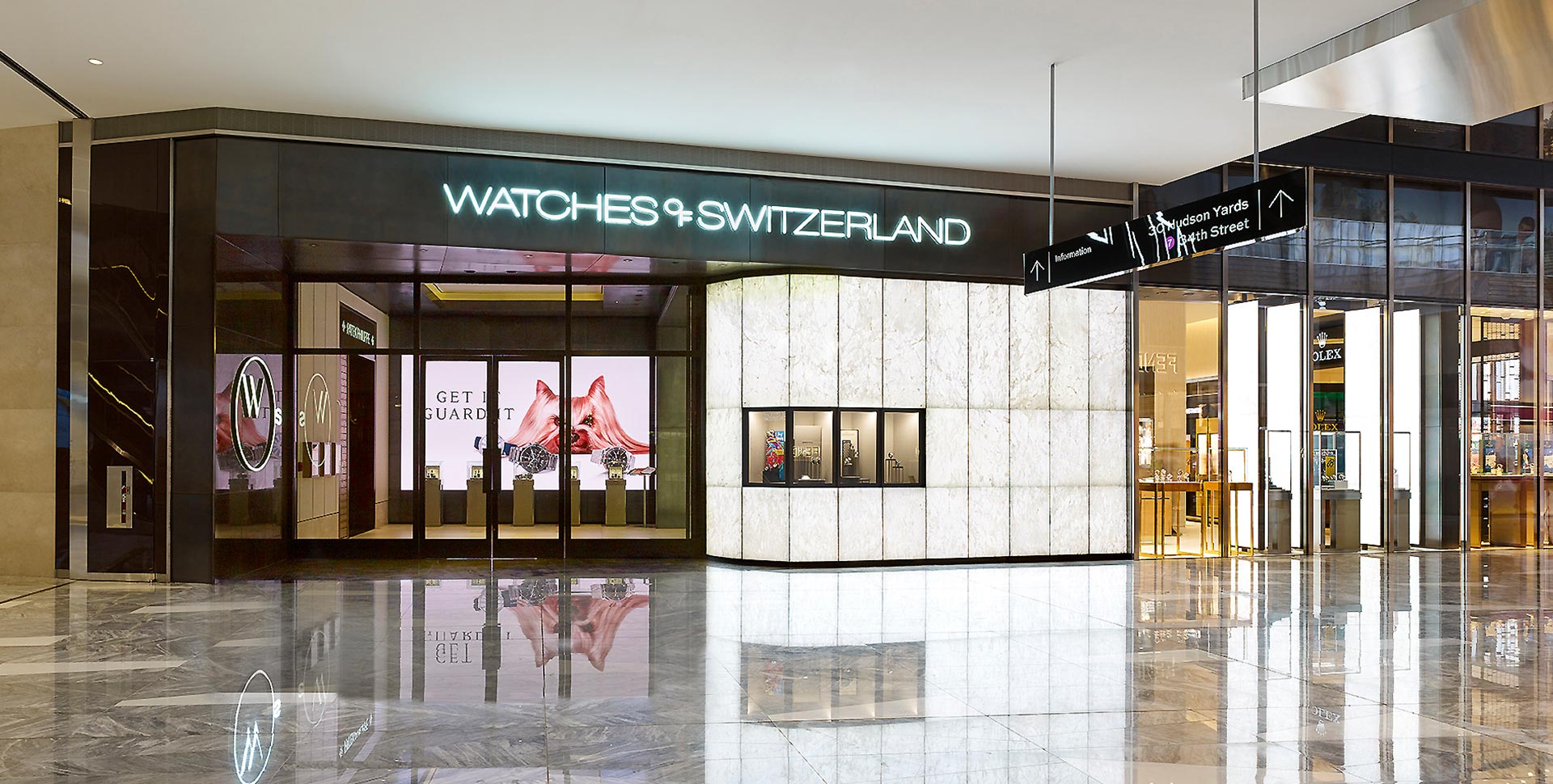 Backlit Stone Retail Features | GPI Design